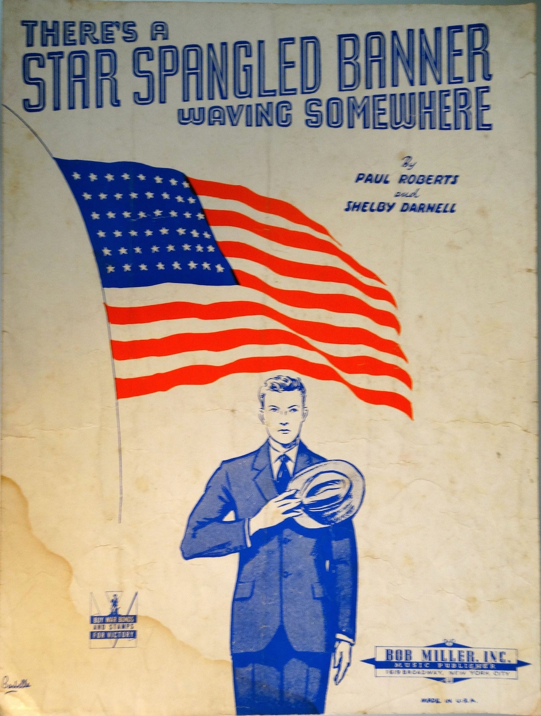 There's A Star Spangled Banner Waving Somewhere Vintage - Etsy