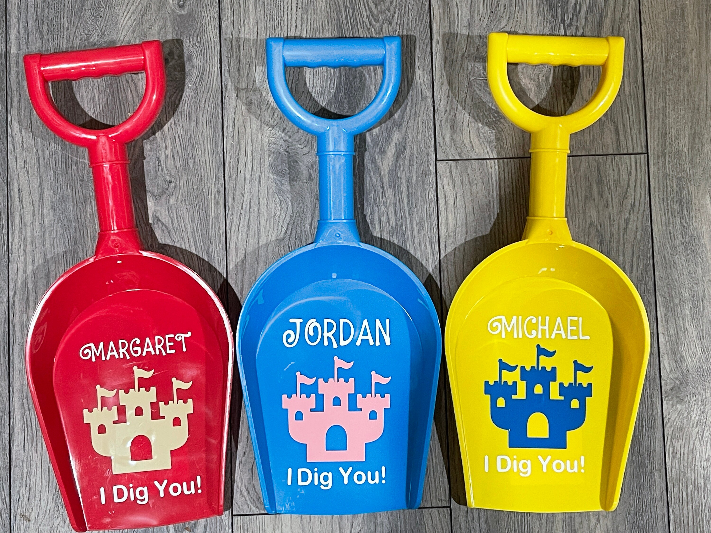 Personalized Children's Beach Sand Shovel, Kids Big Beach Sand Shovel ...