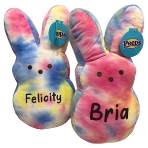 Extra Large 15” Personalized Plush Bunny Easter Peeps, Easter ...