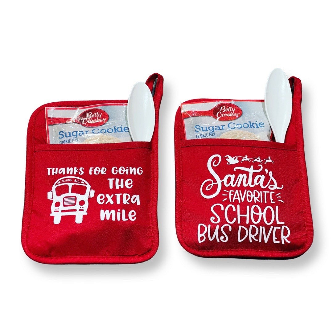Bus Driver Christmas Baking Gift Set, Bus Driver End of Year Gift ...