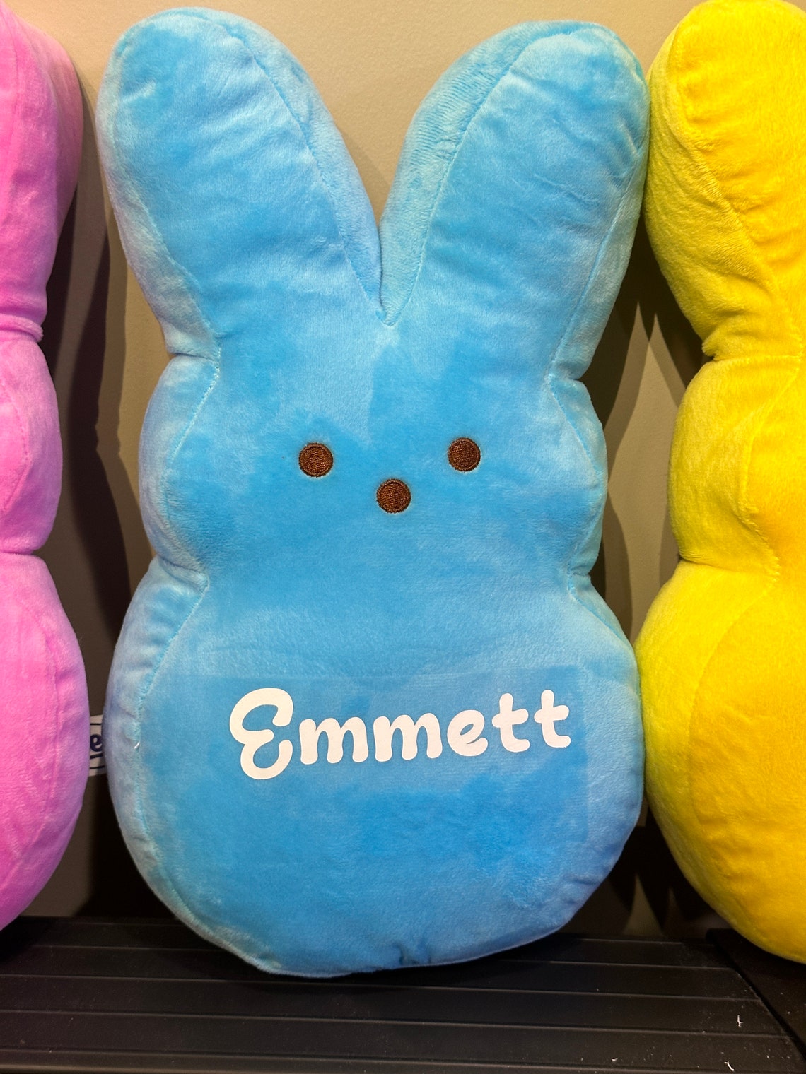 Extra Large 15” Personalized Plush Bunny Easter Peeps, Easter ...