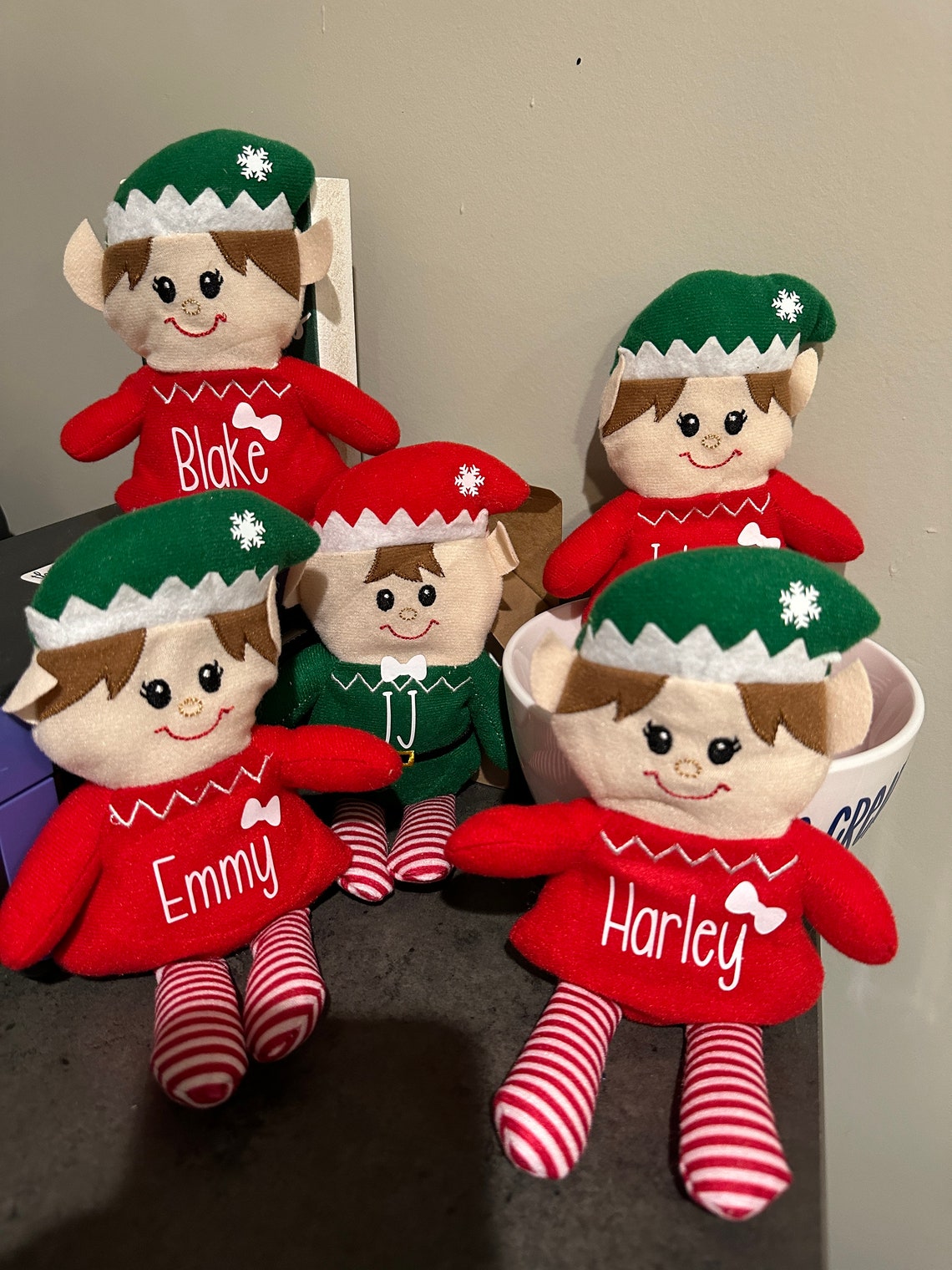 Cute Personalized Christmas ELF Stocking Stuffer, Christmas Boy Girl ...