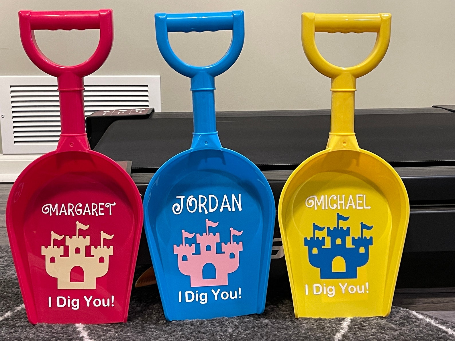 Personalized Children's Beach Sand Shovel, Kids Big Beach Sand Shovel ...