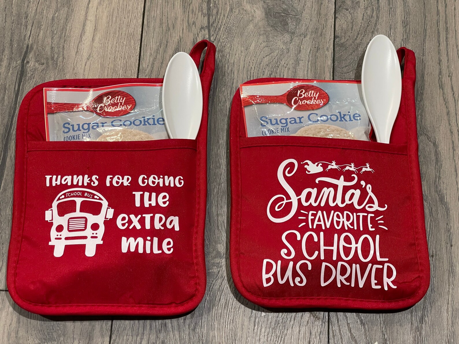 Personalized Bus Driver Christmas Baking Gift Set - End of Year ...