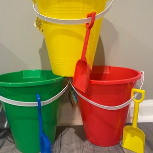 Bucket Pail and Shovel Personalized Summer Beach Kids Toy - Etsy