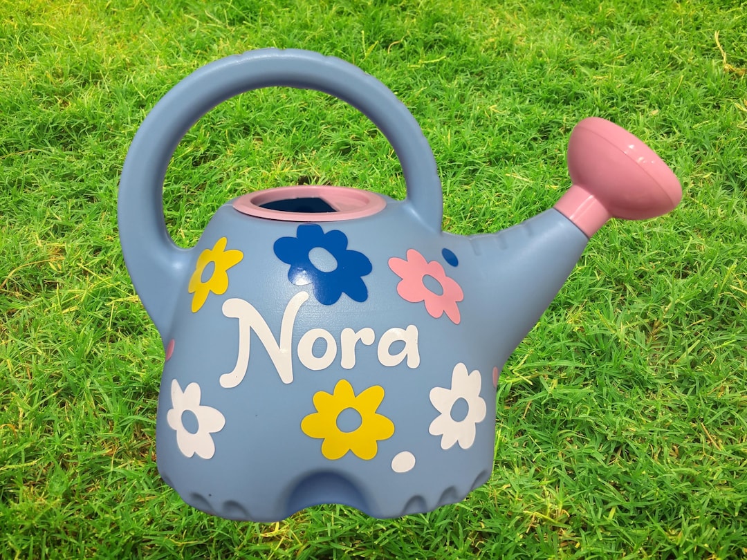 Children's Plastic Watering Can Personalized, Kids Summer Birthday ...