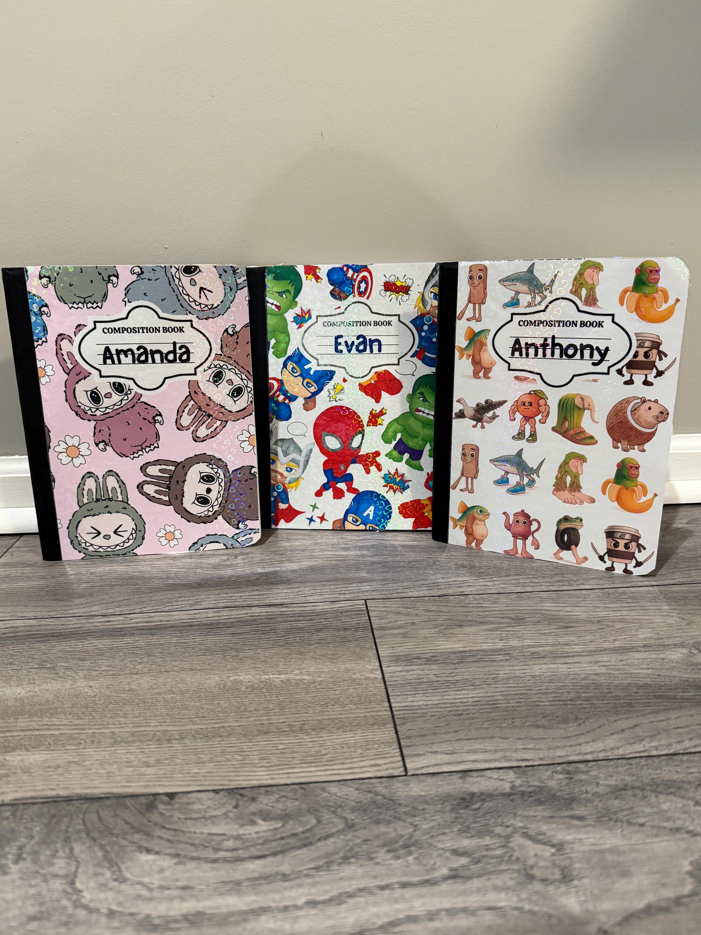 Italian Brainrot Custom Personalized Composition Notebook Journal for ...