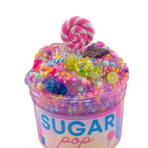Pink Sugar Pop Candy Slime, Candy Crush Scented Slime Birthday Gift Toy ...