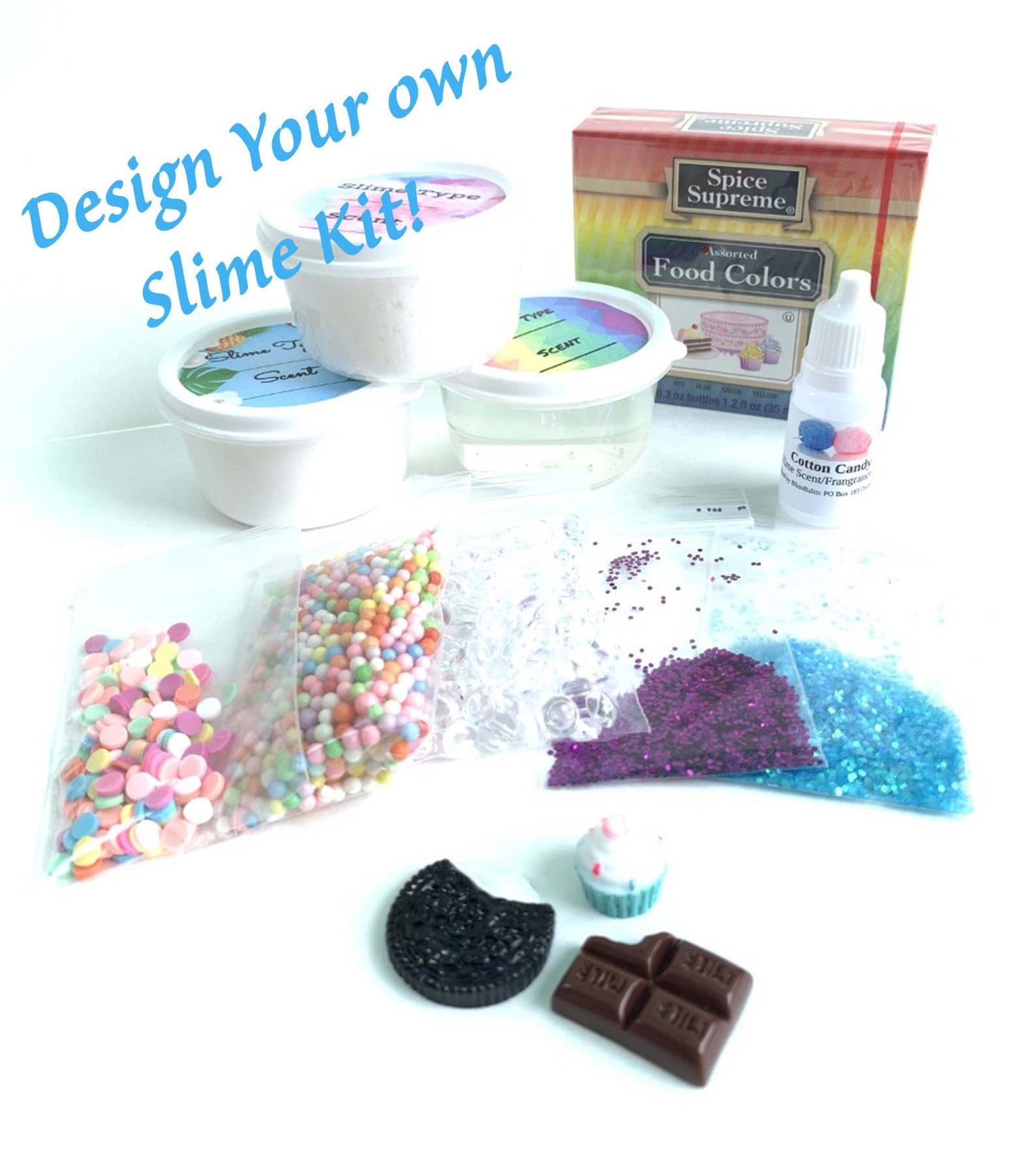 Slime Kit Design Your Own Slime Craft Kit Activity Stretchy - Etsy ...