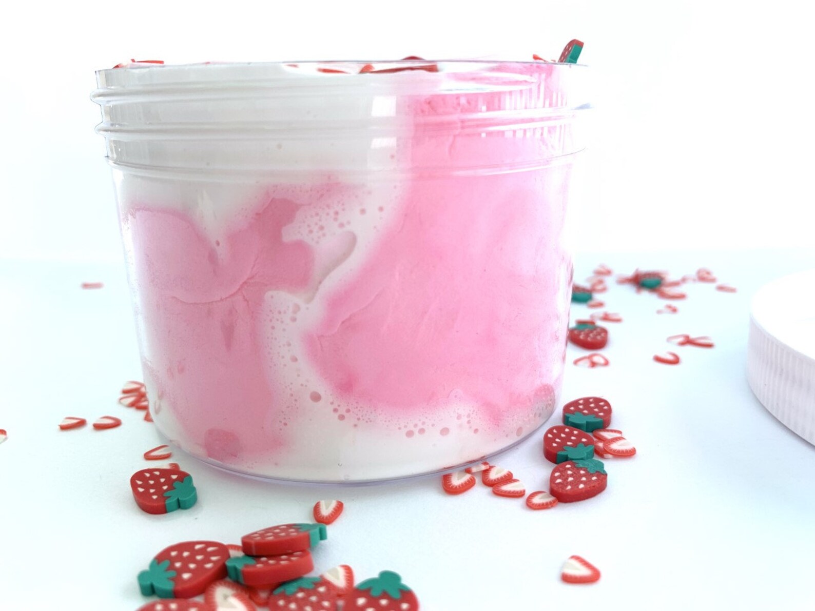 Strawberry Cow Butter Slime Scented Slime Pink Cow Slime - Etsy