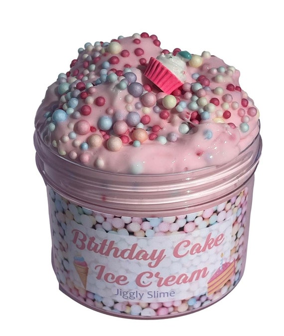 Slime & Foam Toys & Games Fluffy Cake Batter Pink Floam Slime Scented ...