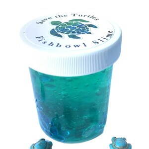 Fishbowl Slime, Save the Turtles, Scented Slime, Clear W/turtle Charms ...