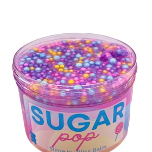 Pink Sugar Pop Candy Slime, Candy Crush Scented Slime Birthday Gift Toy ...