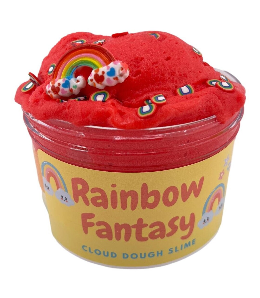 Rainbow Fantasy Slime, Cloud Dough Slime, Scented Slime Birthday Gift ...