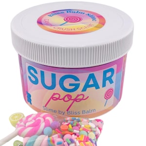 Pink Sugar Pop Candy Slime, Candy Crush Scented Slime Birthday Gift Toy ...