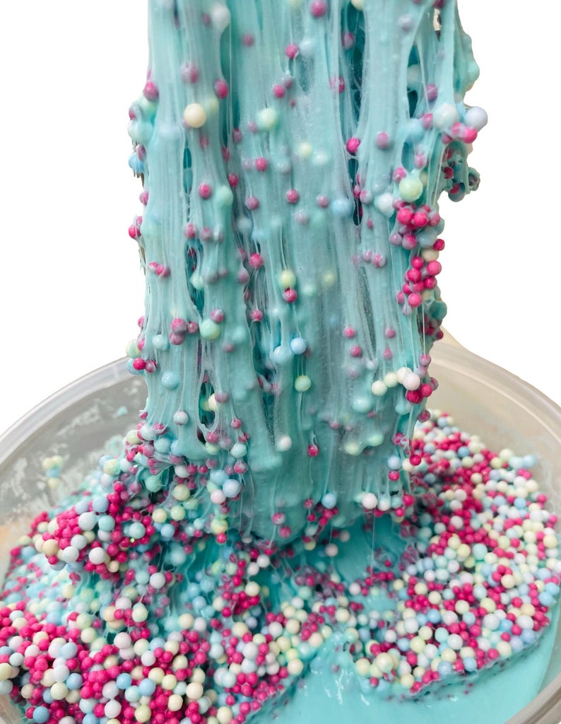 Kitty Cat Crunch Blue Butter/floam Slime Scented Taffy Slime - Etsy