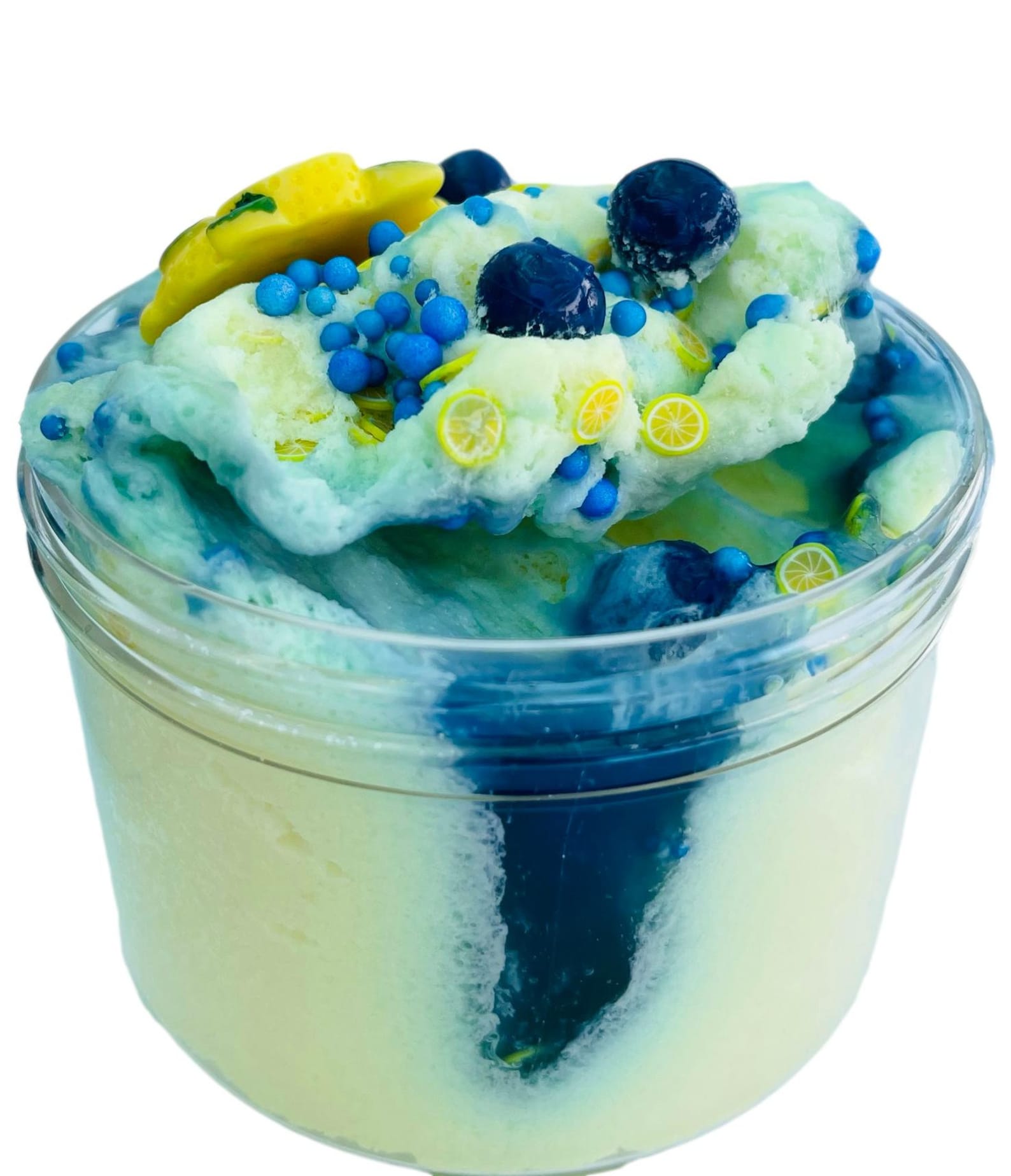 Lemon Blueberry Muffin Cloud Slime Scented Slime Slime - Etsy UK
