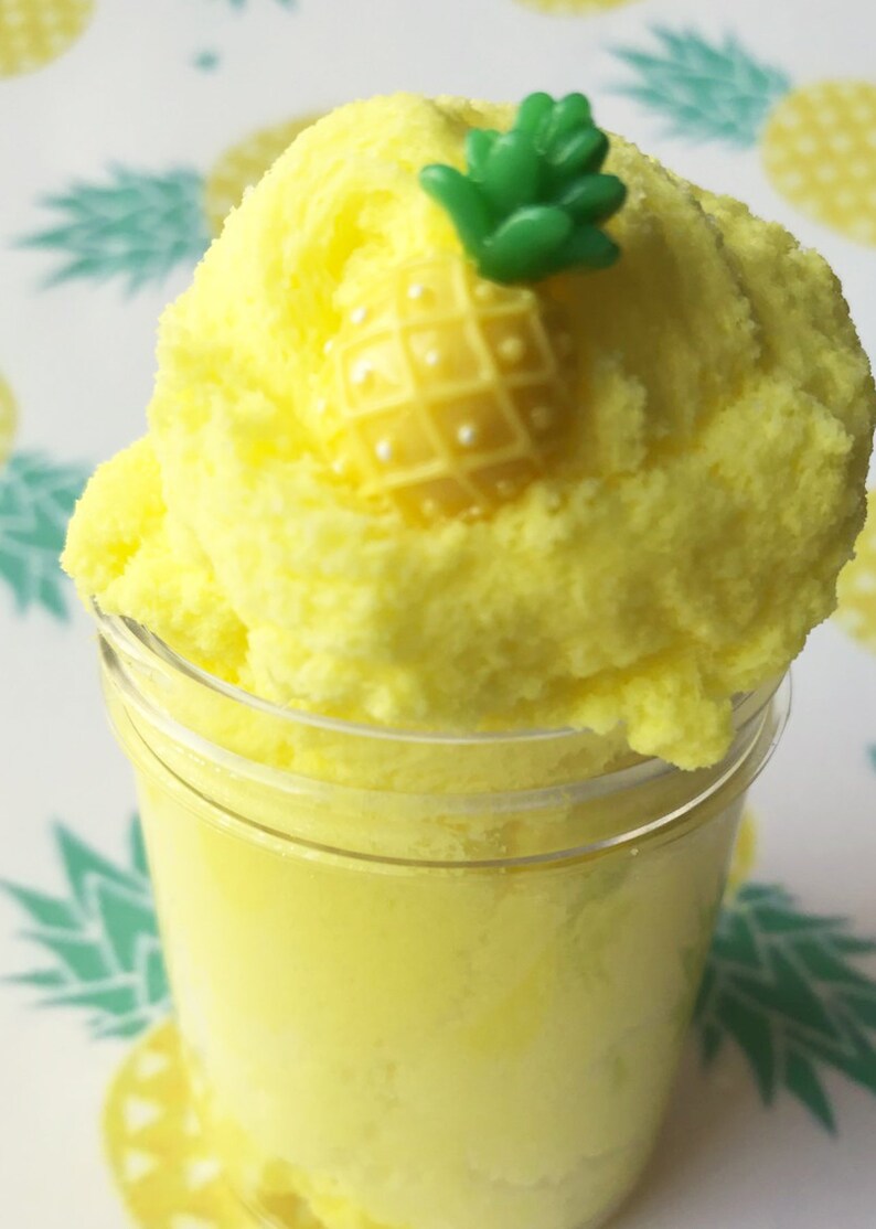 Pineapple Cloud Slime Scented W/charm & FREE Extras Tropical - Etsy