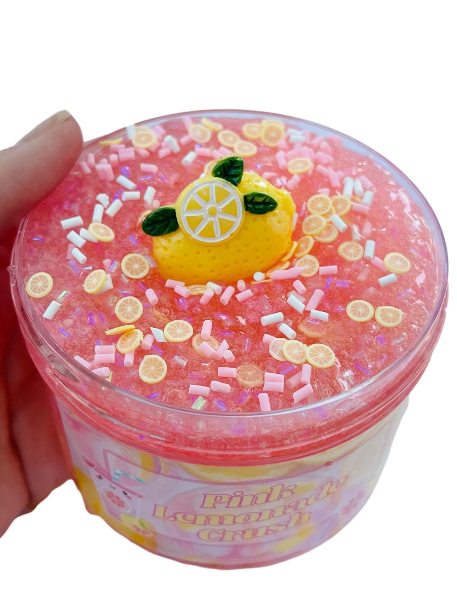 Pink Lemonade Bingsu Slime Pink Clear Scented Slime Kids - Etsy