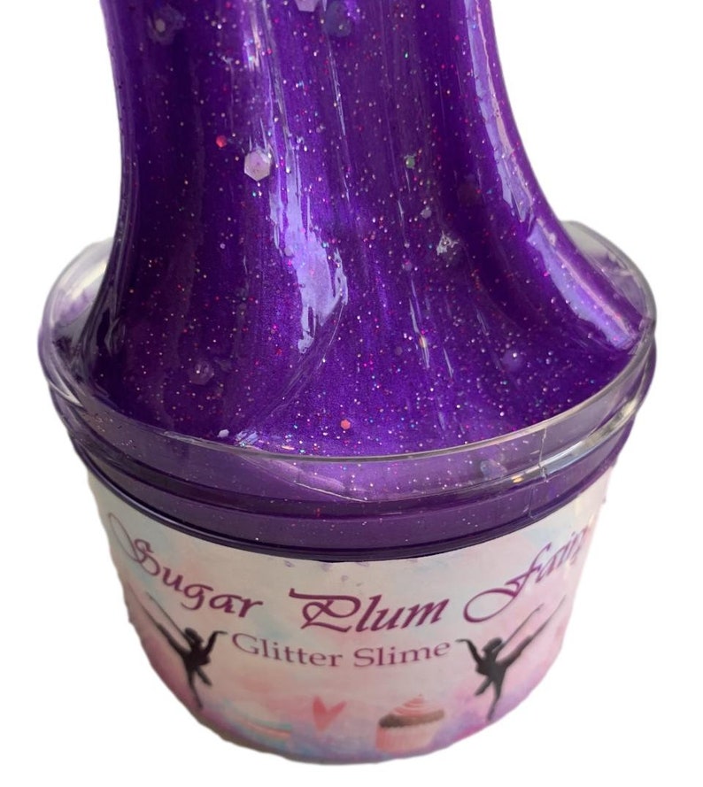 Sugar Plum Fairy Glitter Slime Scented Slime Purple Ballerina | Etsy