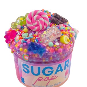 Pink Sugar Pop Candy Slime, Candy Crush Scented Slime Birthday Gift Toy ...