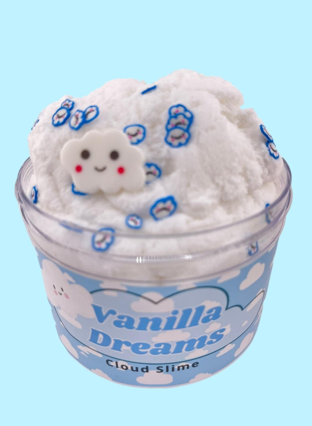 White Cloud Slime, Cloudy Day, Scented Vanilla Slime Birthday Toy Gift ...