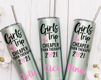 Girls Weekend, Girls Trip, Girls Getaway, Customizable Tumblers ...