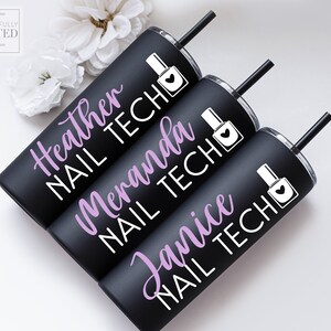Nail Tech, Gifts for Nail Tech, Nail Tech Grad, Nail Tech Tumbler, Nail ...