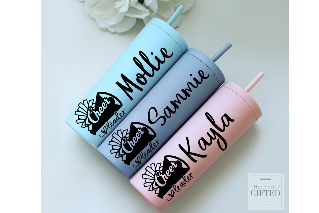 Cheer Tumbler, Cheerleader Cups, Personalized Mug, Gifts for Coach - Etsy