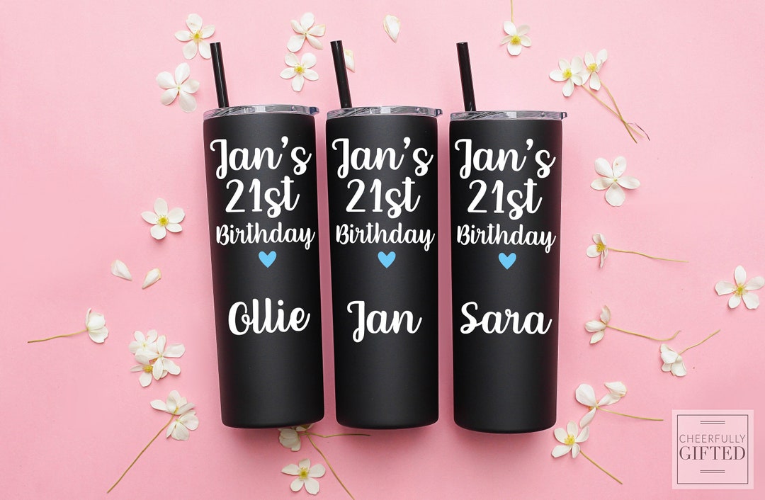 Personalized Birthday Cups, Birthday Cup Set, Birthday Tumblers, Party ...
