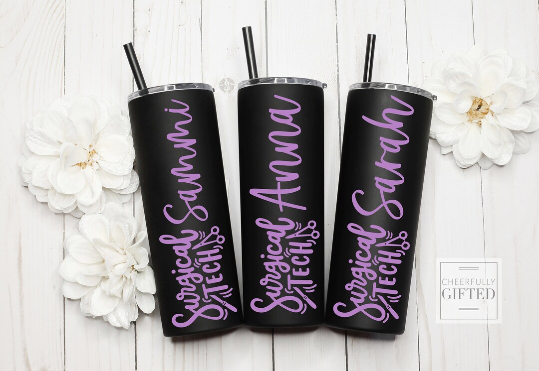 Surgical Tech Tumbler, Personalized Surgery Technician Gift, Operation ...