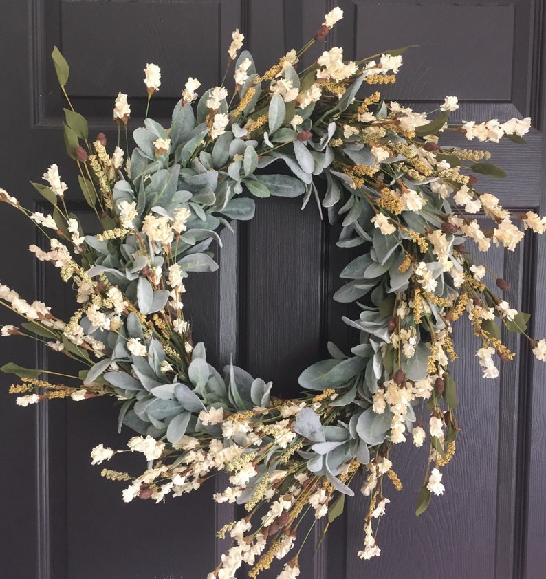 Neutral Fall Wreath Fall Front Door Wreath Wreath for Fall | Etsy