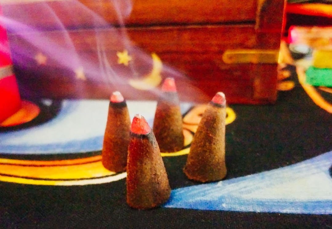 CHOOSE YOUR SCENT Incense Cones Premium Hand-dipped Fragrance Infused 1 ...