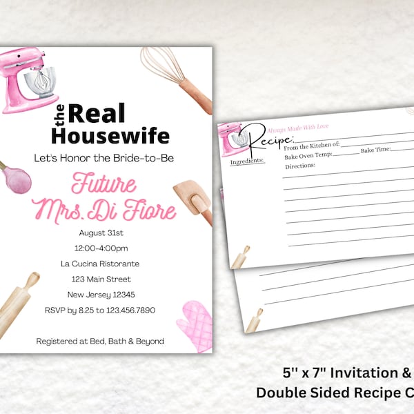 Bridal Shower Baking - Etsy