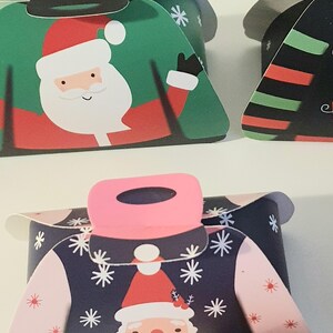 Chocolate Filled Christmas Boxes, Santa, Elf, Snowman, Reindeer ...