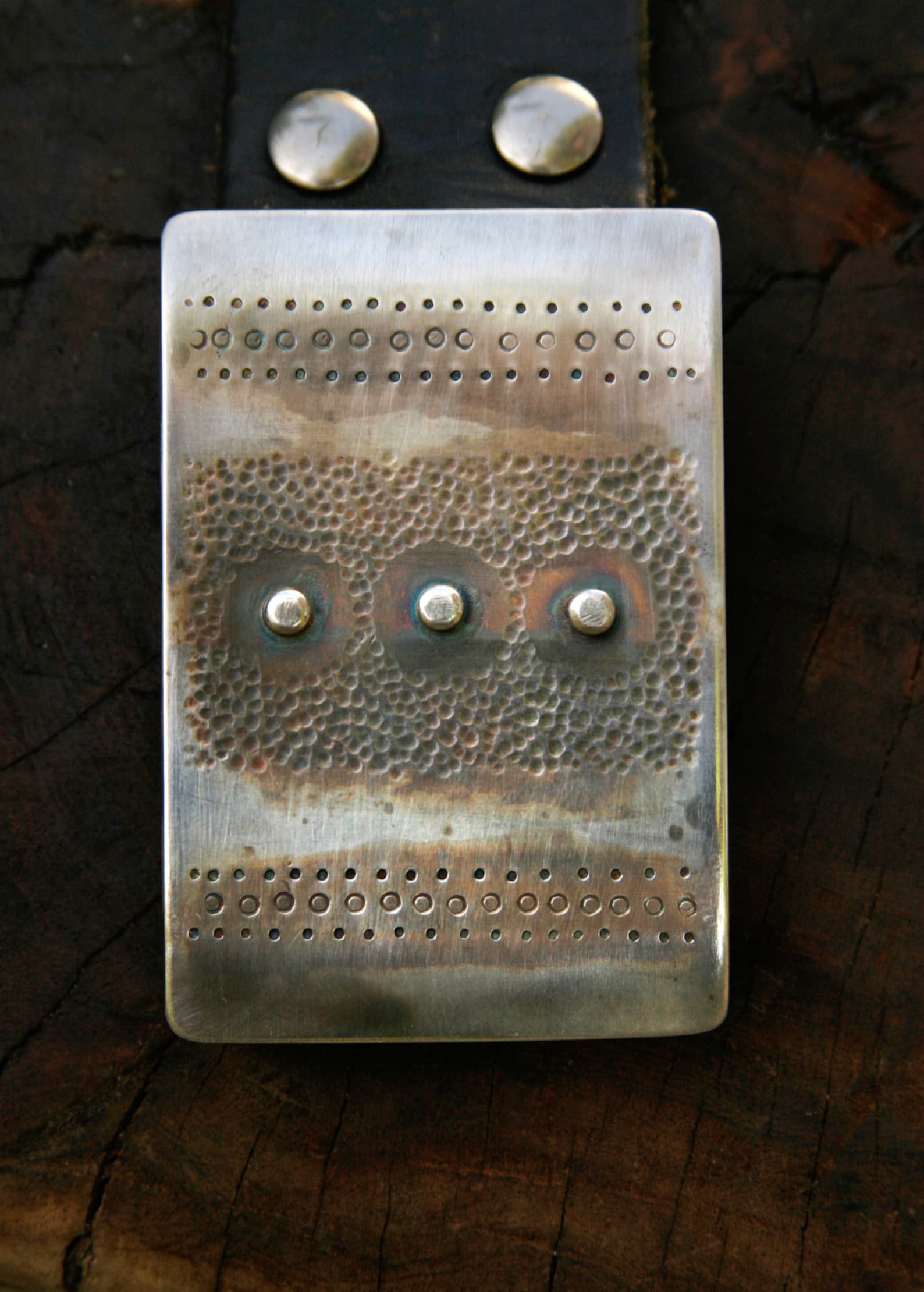 Man's Solid Sterling Silver Belt Buckle - Etsy
