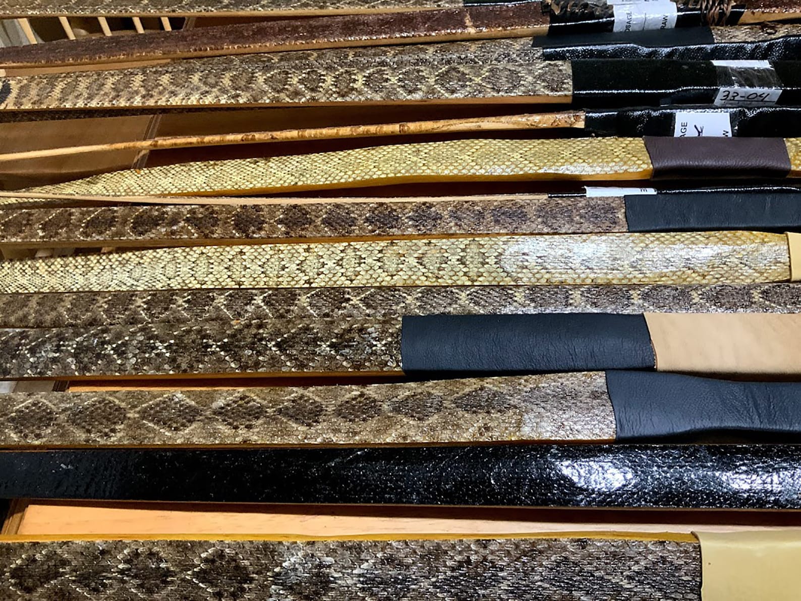 SNAKE BACKED OSAGE Bow ~ Backed With Skins From Snakes Harvested in ...