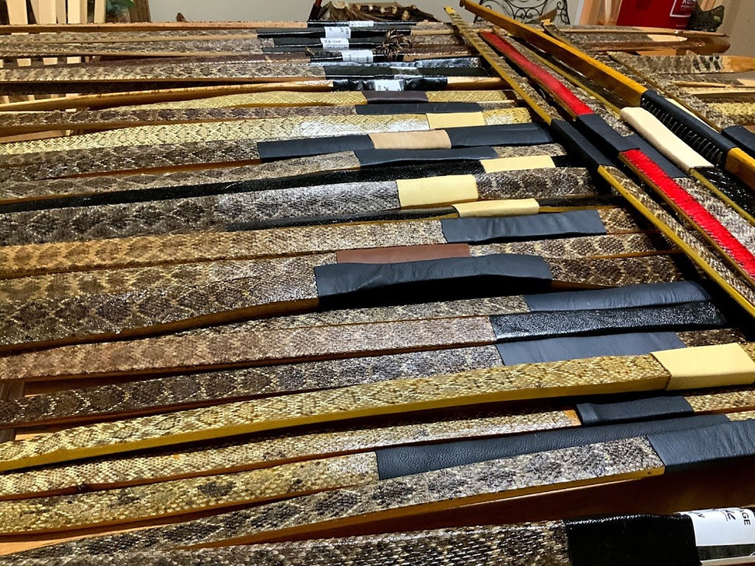 SNAKE BACKED OSAGE Bow ~ Backed With Skins From Snakes Harvested in ...