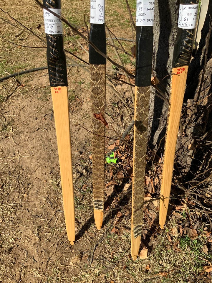 SNAKE Backed Hickory or Oak Traditional BOW.. - Etsy