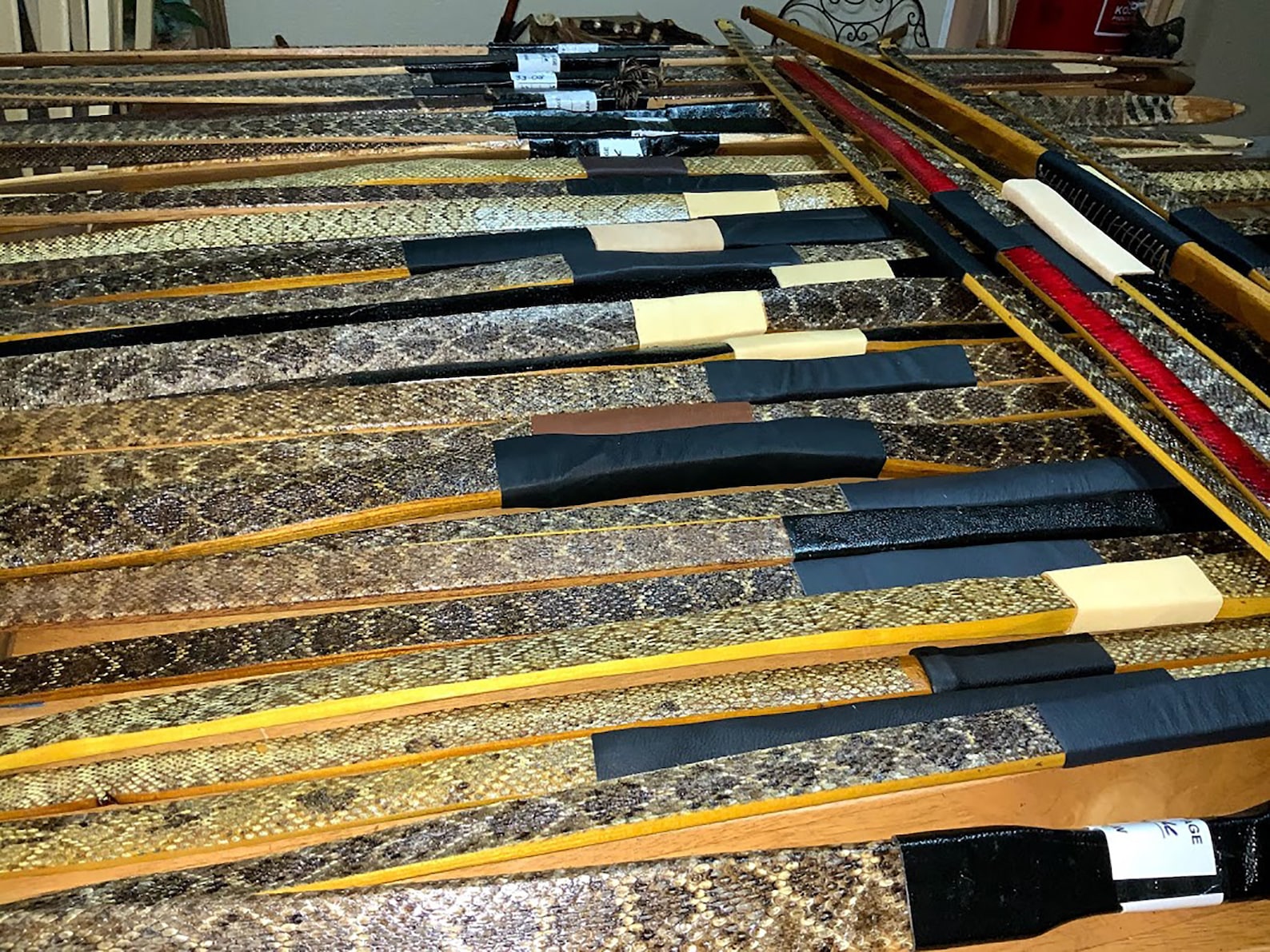 SNAKE BACKED OSAGE Bow Backed With Skins From Snakes - Etsy