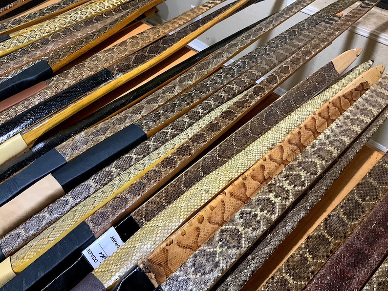 SNAKE BACKED OSAGE Bow Backed With Skins From Snakes - Etsy