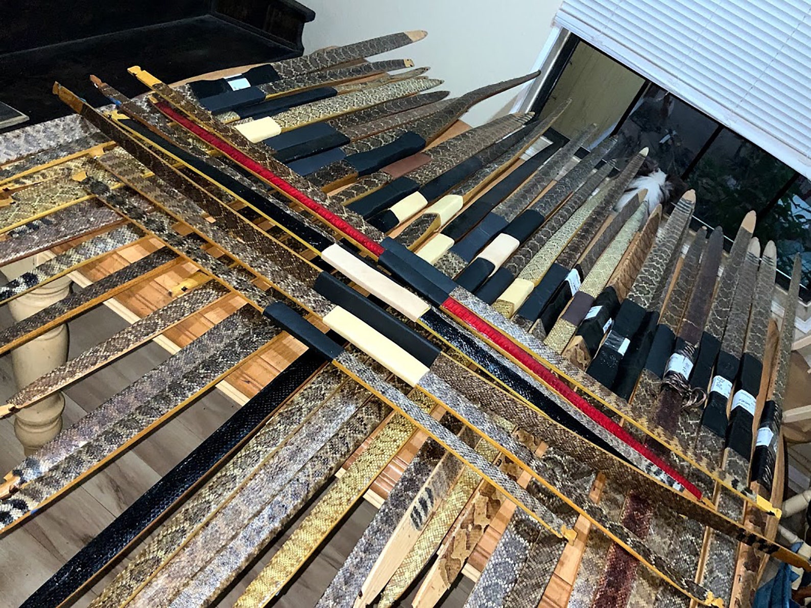 SNAKE BACKED OSAGE Bow Backed With Skins From Snakes - Etsy