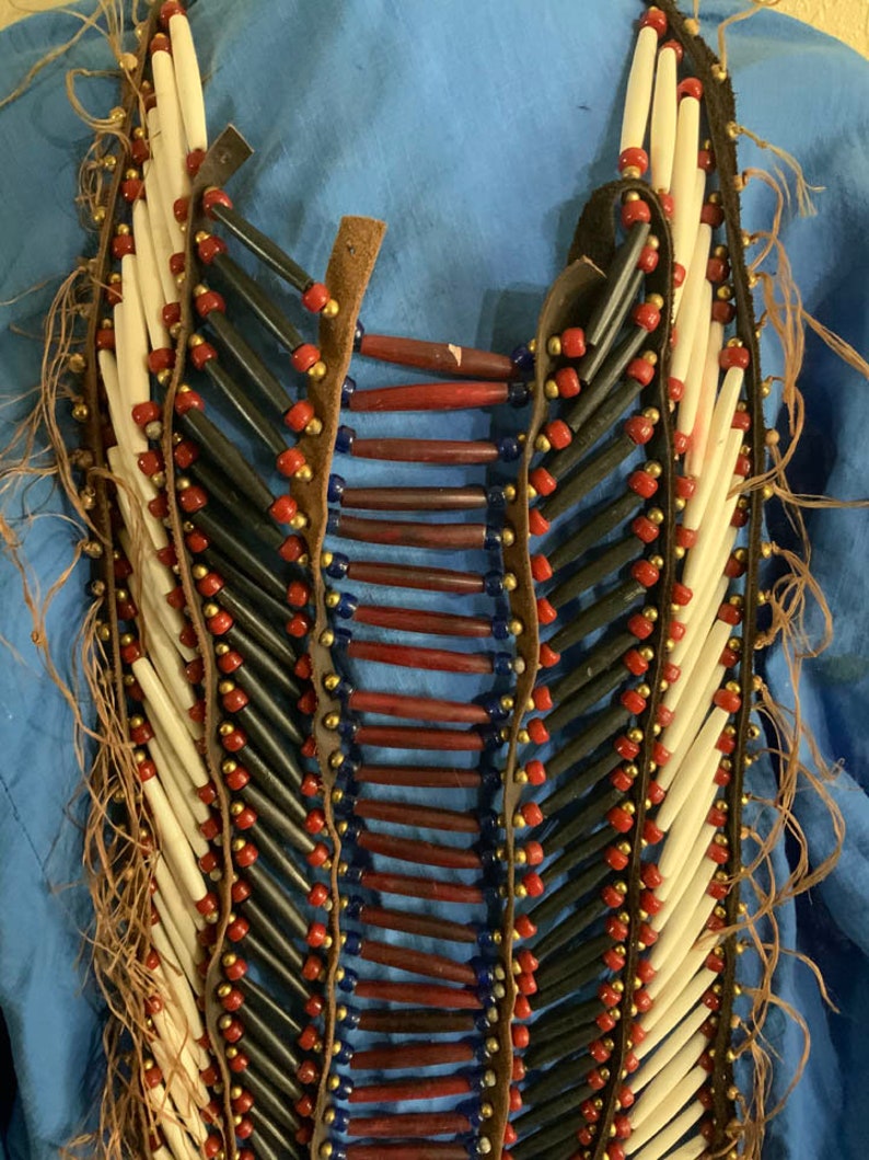PLAINS STYLE BREASTPLATE Reproduction of Native American | Etsy