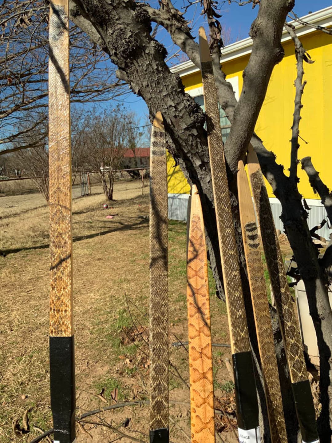 SNAKE Backed Hickory or Oak Traditional BOW.. - Etsy