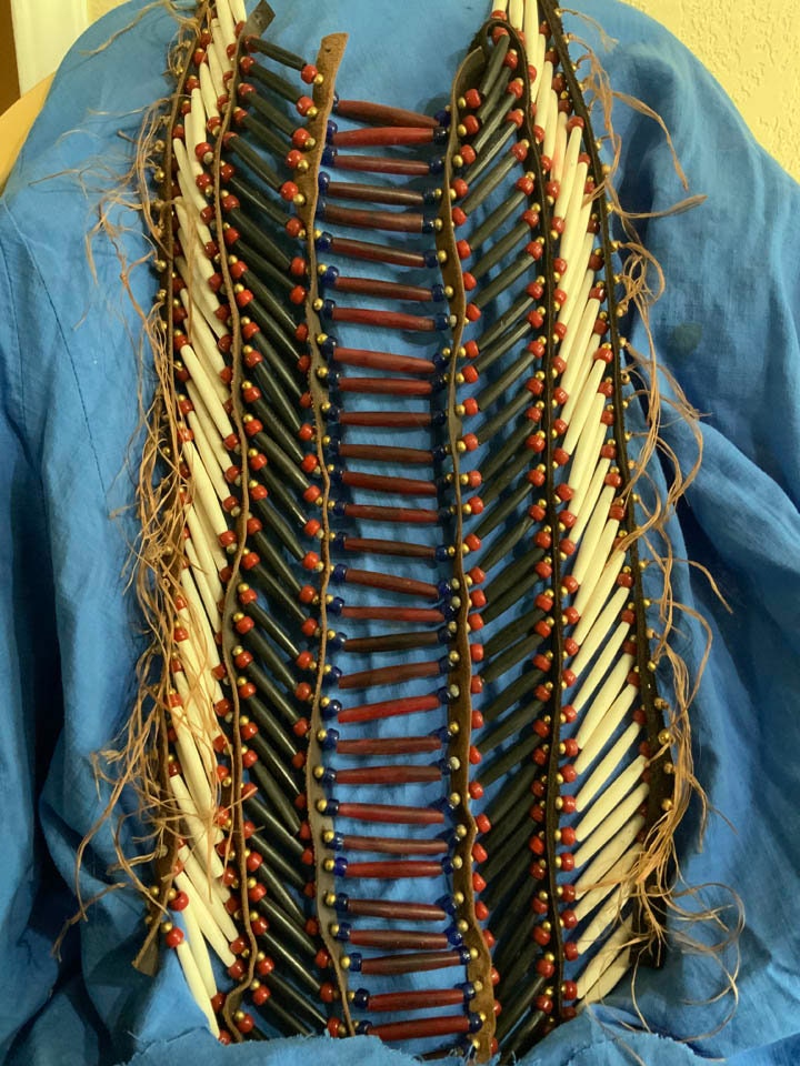 PLAINS STYLE BREASTPLATE Reproduction of Native American | Etsy
