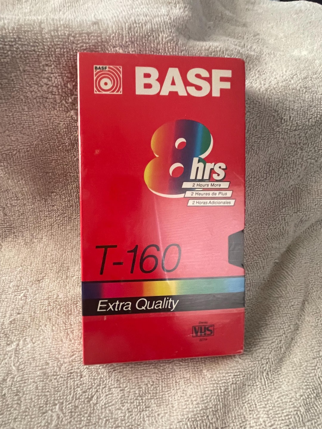New Blank VHS BASF T-160 8 Hour Tape - Etsy UK