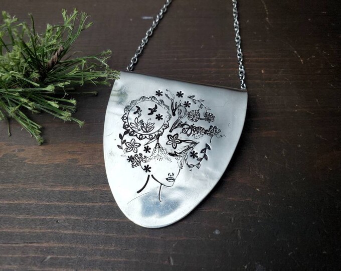 Spoon Jewelry, Spoon Necklace, Bent Spoon Pendant, Spoonie, Choker ...