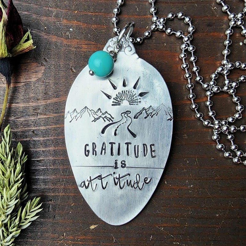 Gratitude Necklace - Etsy