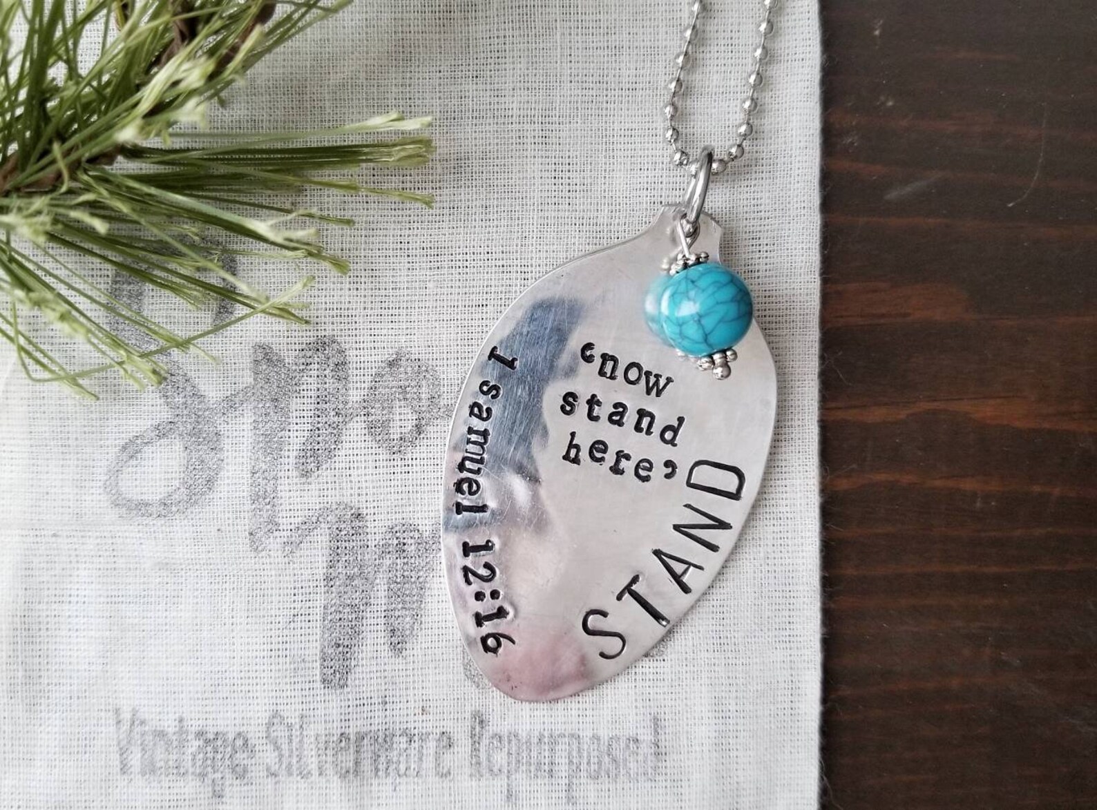 Personalized Spoon Necklace Spoon Jewelry Silverware - Etsy
