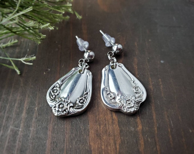 Silverware Earrings, Spoon Earrings, Silverware Jewelry, Gifts for Her ...